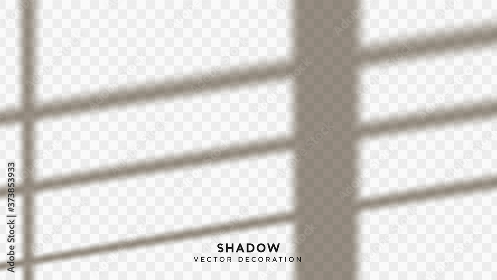 Shadow overlay. Effect light transparent shadow. Realistic creating ...