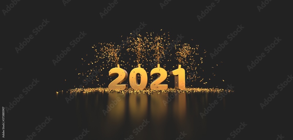 2021 title celebration grey background Stock Illustration | Adobe Stock