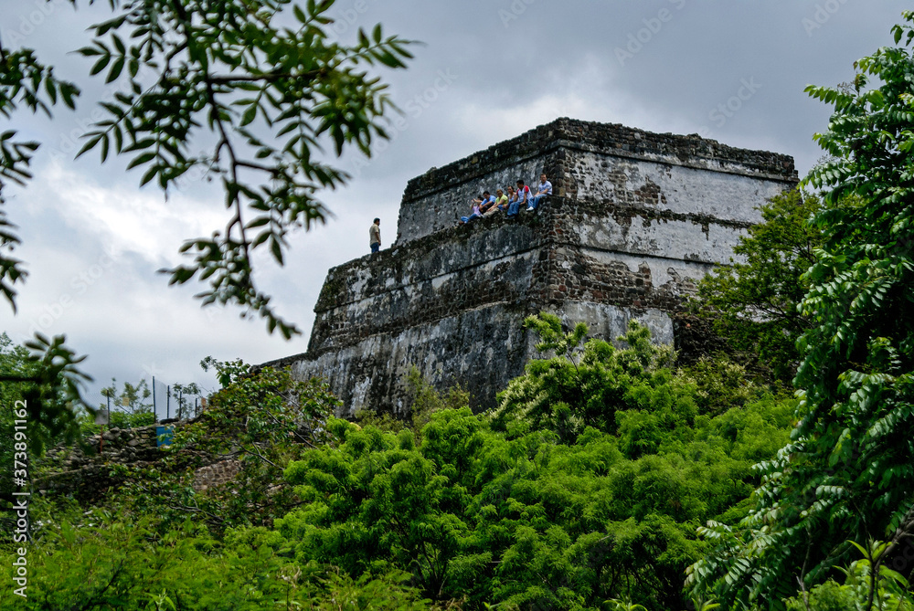 Piramide de Tepozteco.Tepoztlán. Estado de Morelos .México. Stock Photo ...