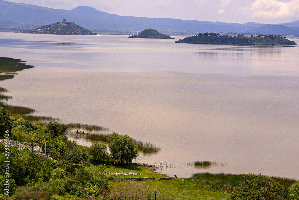 Lago Pátzcuaro.Isla Janitzio. Pátzcuaro. Estado de Micchoacán.Mexico ...