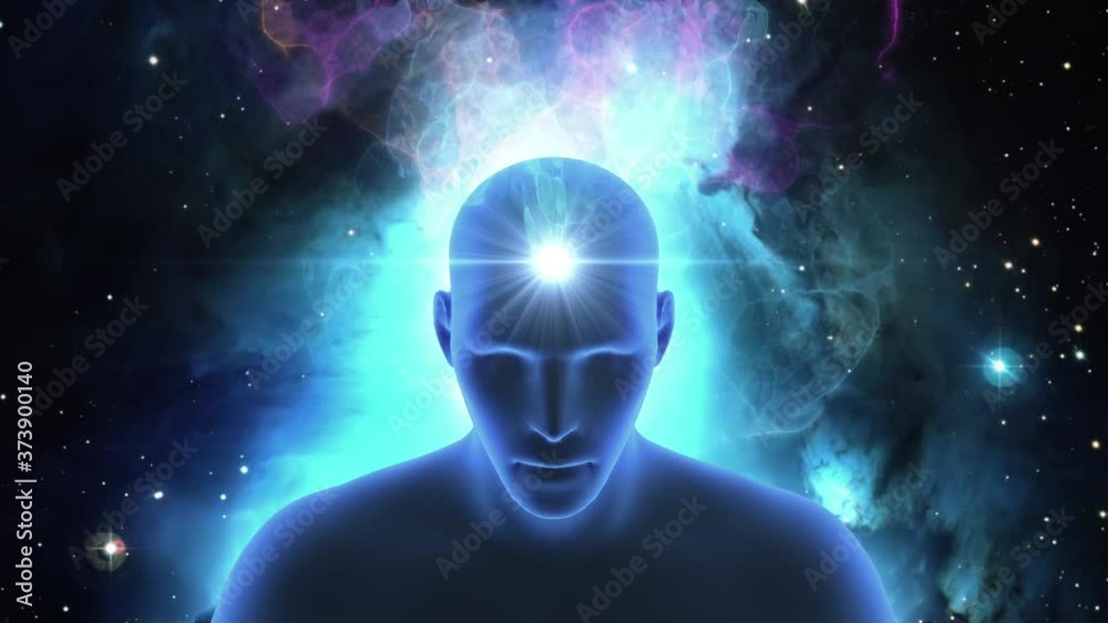 Consciousness and Third Eye Concept Animation 01 Stock Video | Adobe Stock