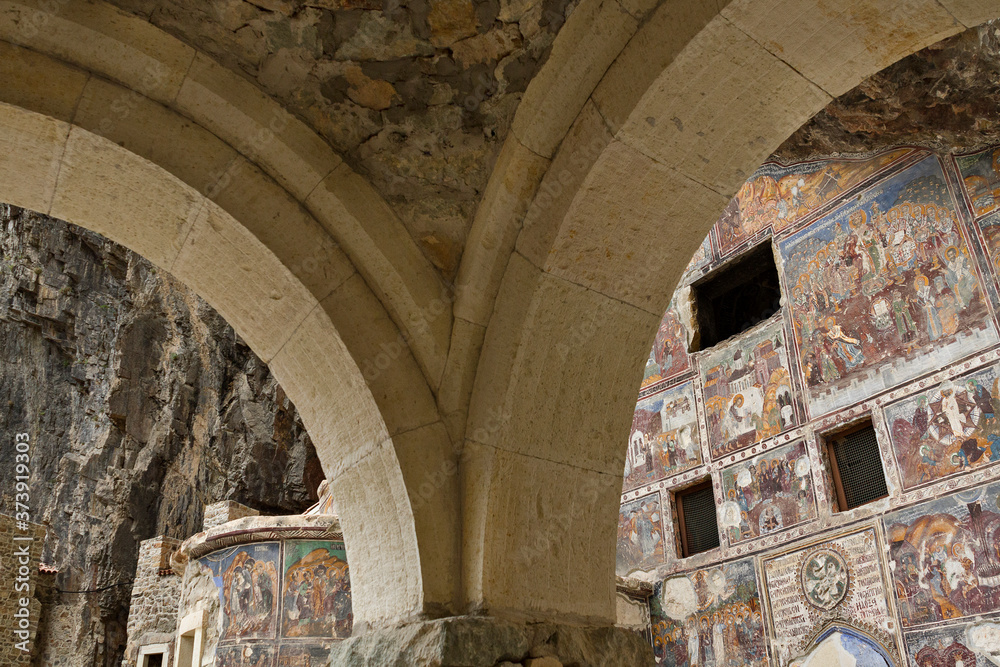 Sumela Monastery which is a Greek Orthodox Monastery, founded in the ...