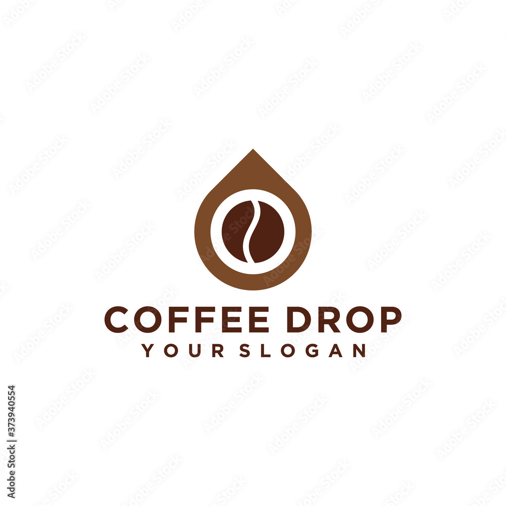 coffee drip logo vector template Stock Vector | Adobe Stock