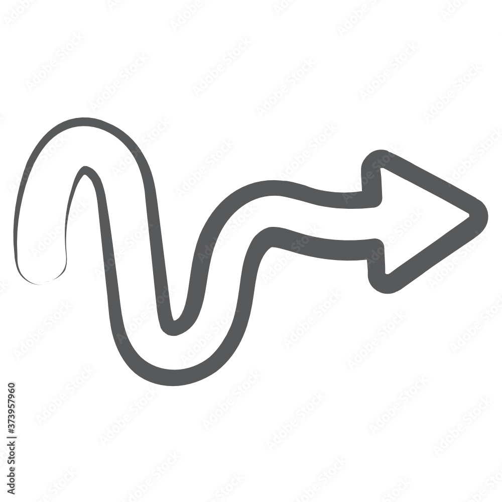 An Icon Of Turn Right Arrow Direction Arrow In Modern Editable Vector