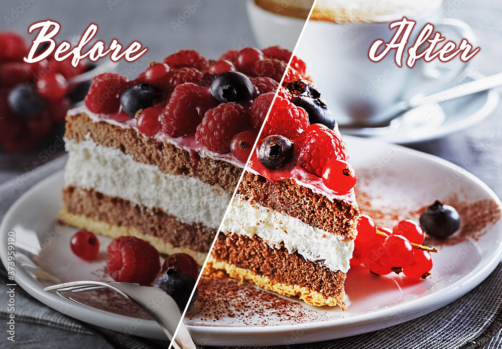 Adjustment Photo Effect Mockup Stock Template | Adobe Stock