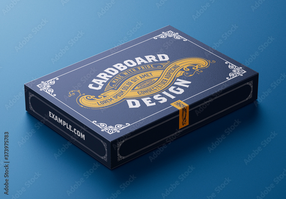 Vintage Box Design Layout Stock Template | Adobe Stock