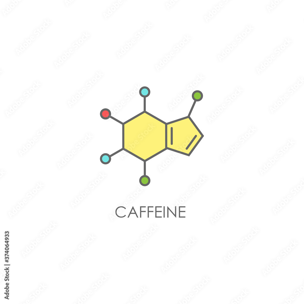 caffeine molecular structure. Good morning chemical formula. Coffee ...