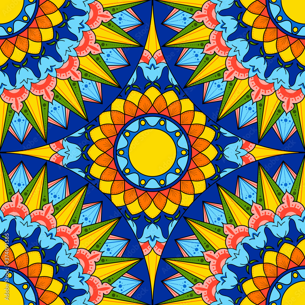 Costa Rica pattern vector seamless. Decorated background with ...