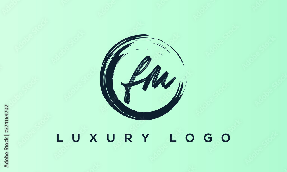 Initial FM Letter Linked Logo. Creative Letter FM Modern Business Logo ...