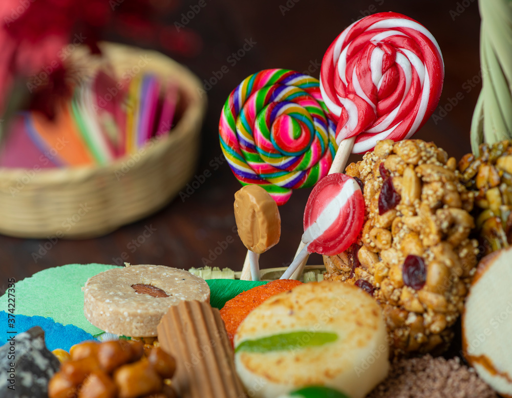 paletas Dulces mexicanos tradicionales variedad colorido fiestas ...