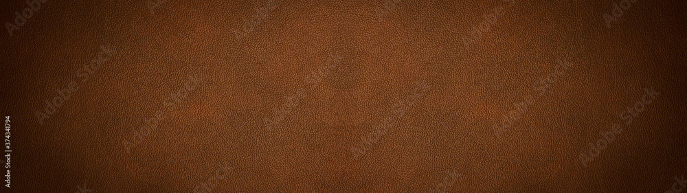 Brown dark rustic leather texture - Background banner panorama long ...
