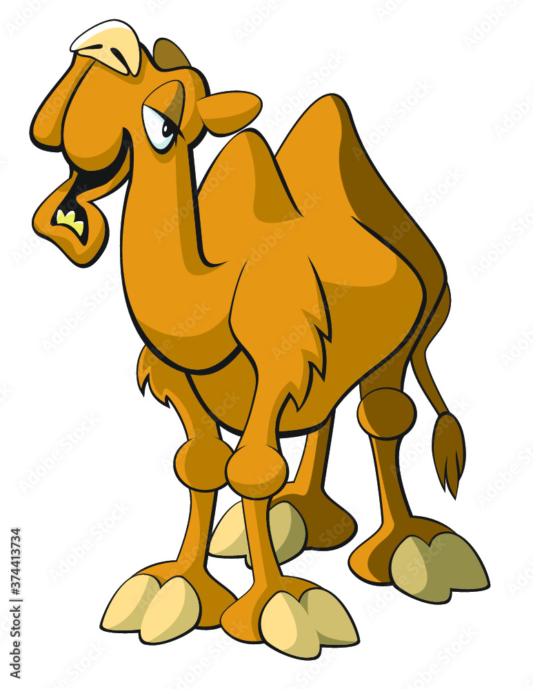 cartoon camel cartoon Stock Vector | Adobe Stock