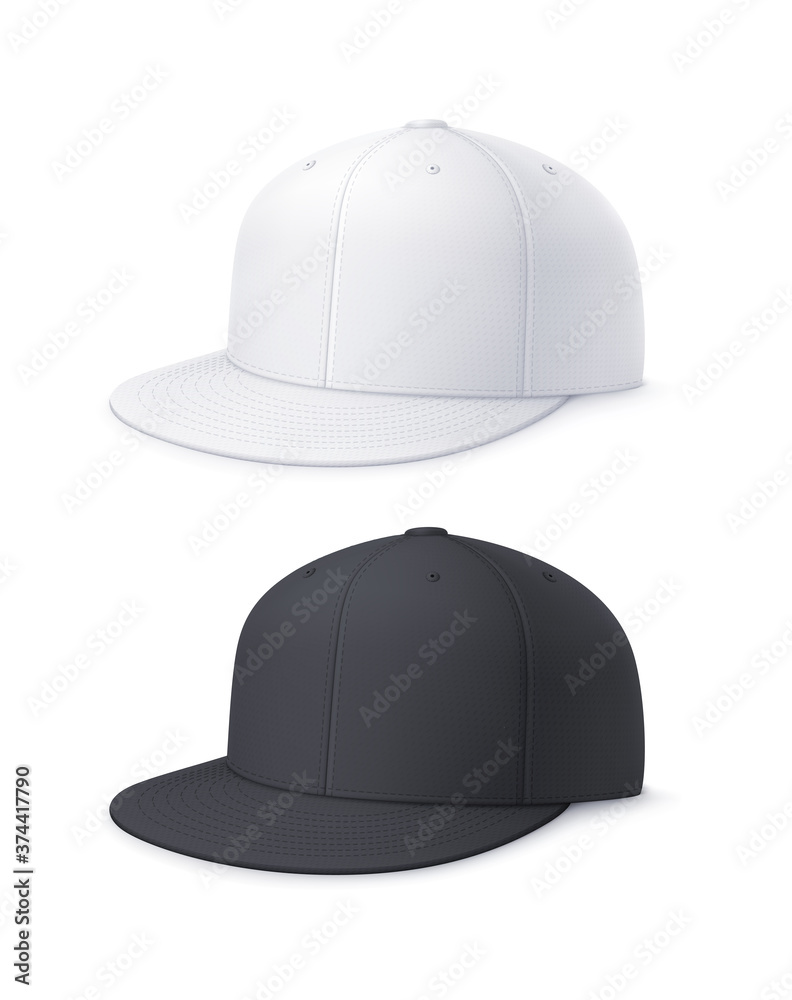 Flat bill cap Stock Vector | Adobe Stock