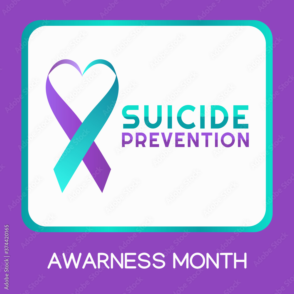 Vector graphic of suicide prevention awareness month good for suicide ...