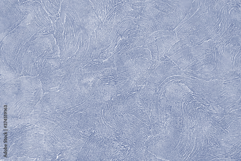 Cyan texture wall. Stucco background. Effect plaster. Abstract paint ...