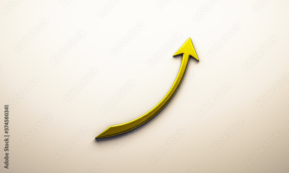3D Gold arrow business graph statistics growth sales logo icon image ... 3D Gold arrow business graph statistics growth sales logo icon image ...