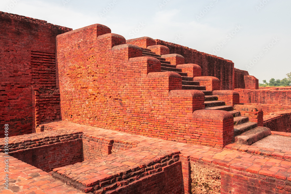 nalanda ruins historic excavated unesco world heritage archaeological ...