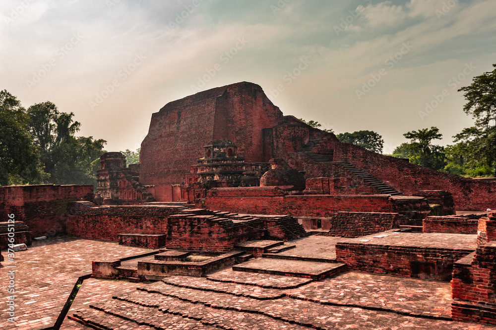 nalanda ruins historic excavated unesco world heritage archaeological ...