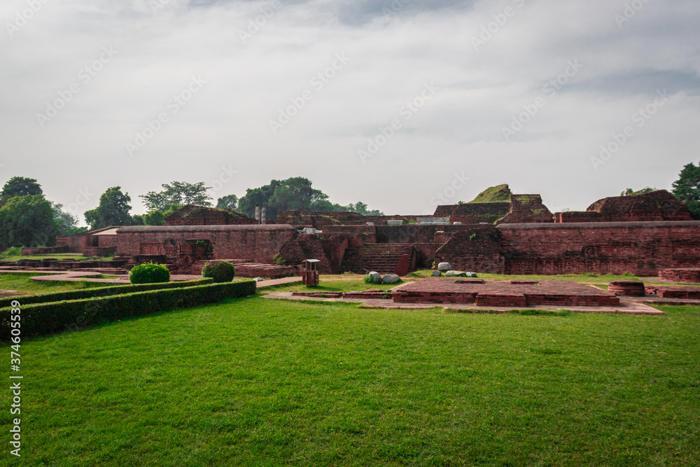 nalanda ruins historic excavated unesco world heritage archaeological ...