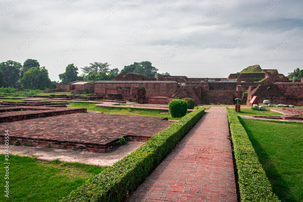 nalanda ruins historic excavated unesco world heritage archaeological ...