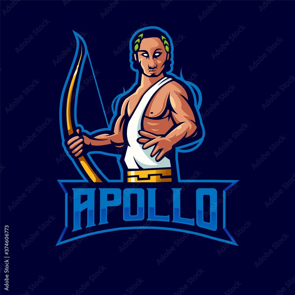 Vetor de apollo mascot logo design vector with modern illustration ...
