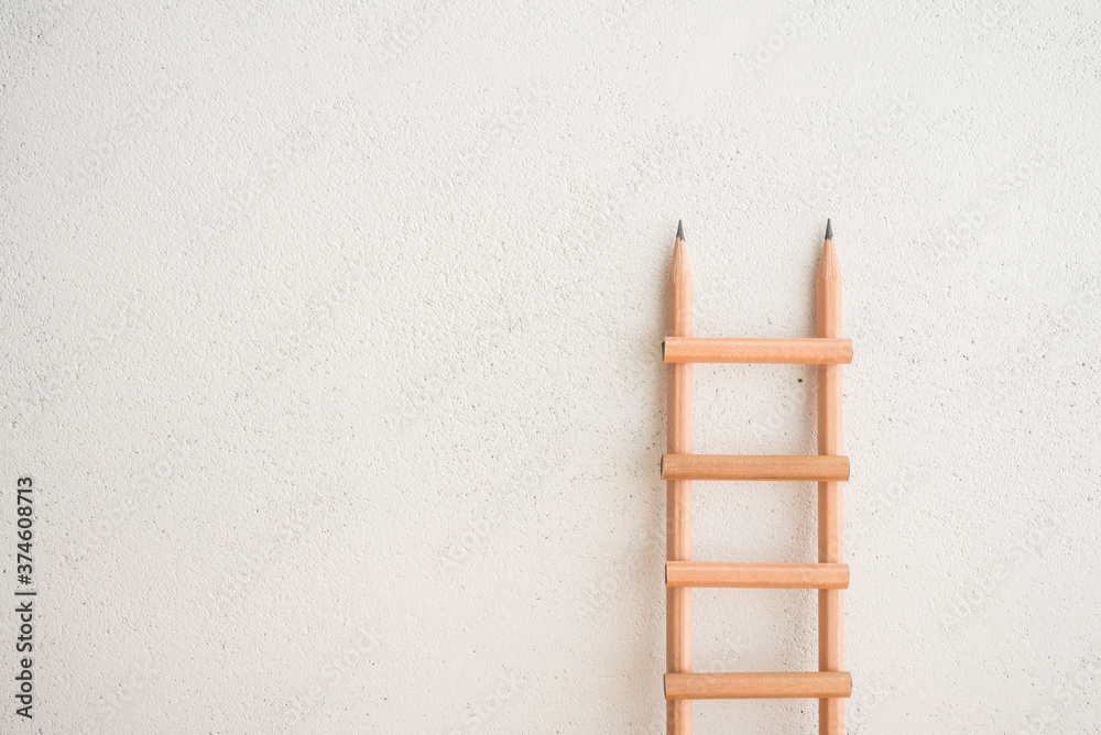 Minimal creative concept in business, finance and education learning ...