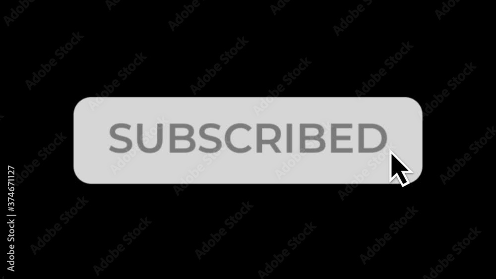 Animation of a Subscribe and Likes and Notification Button for Youtube ...
