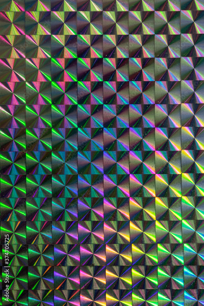 real hologram background of abstract foil texture with multiple glitter ...