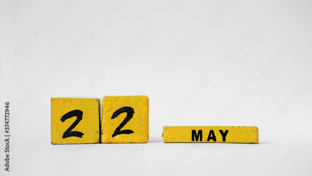 MAY 22 Wooden calendar. International Day for Biological Diversity ...