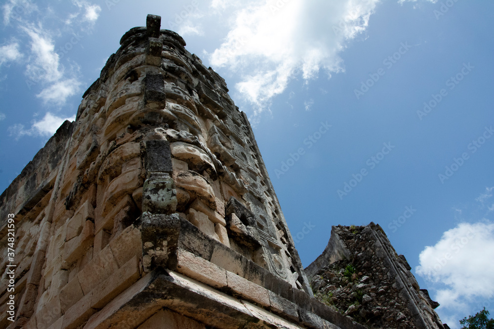 Foto de Chaac dios de la lluvia, dios de la lluvia, Uxmal, México ...