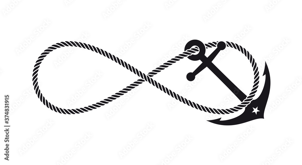 Anchor Infinity Sign Clip Art