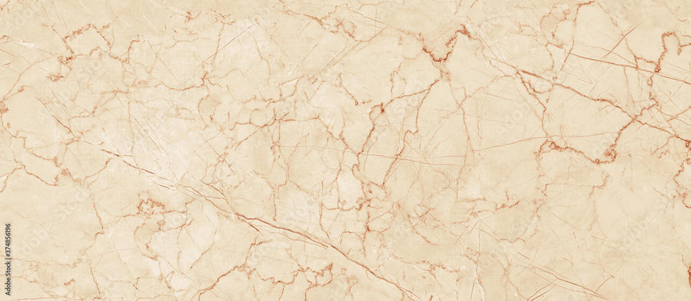 Sandy brown colored light marble texture background with curly veins ...