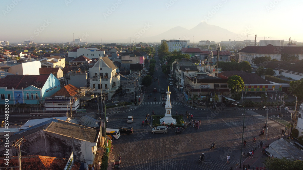 Yogyakarta, Indonesia - August 21, 2020 : Tugu Jogja as an icon of the ...