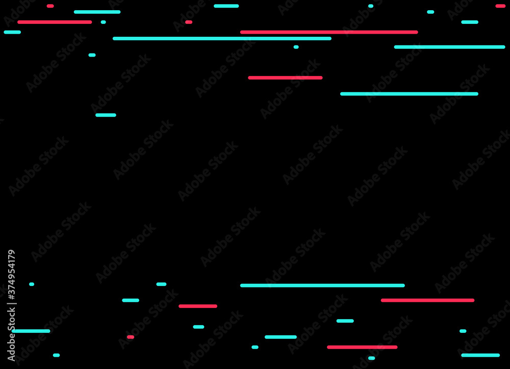 Abstract glitch TikTok background. Vector illustration. Abstract ...