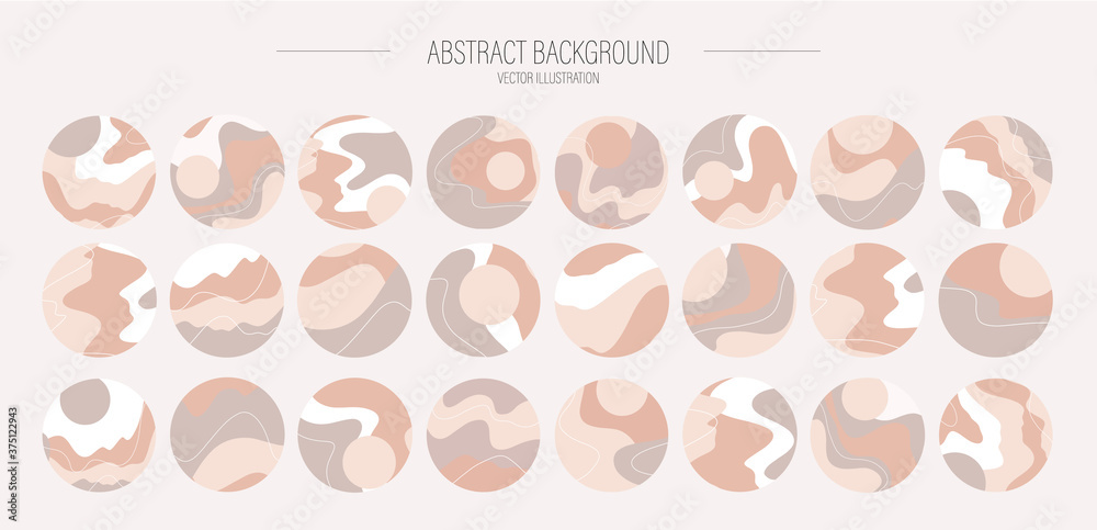 Vector big set of various vector highlight covers. Abstract backgrounds ...