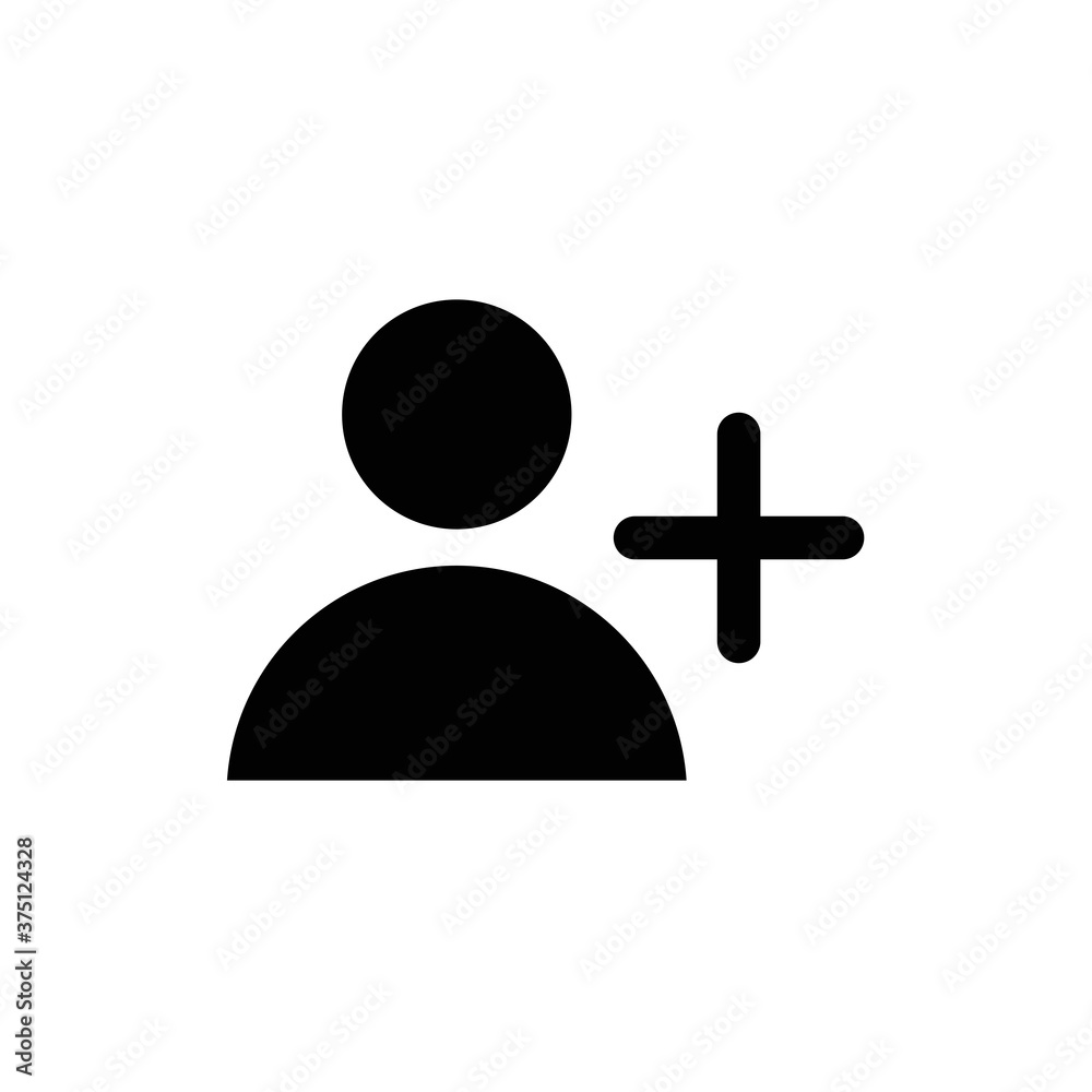 Add User Icon. Vector people icon. New Profile vector icon. Person ...