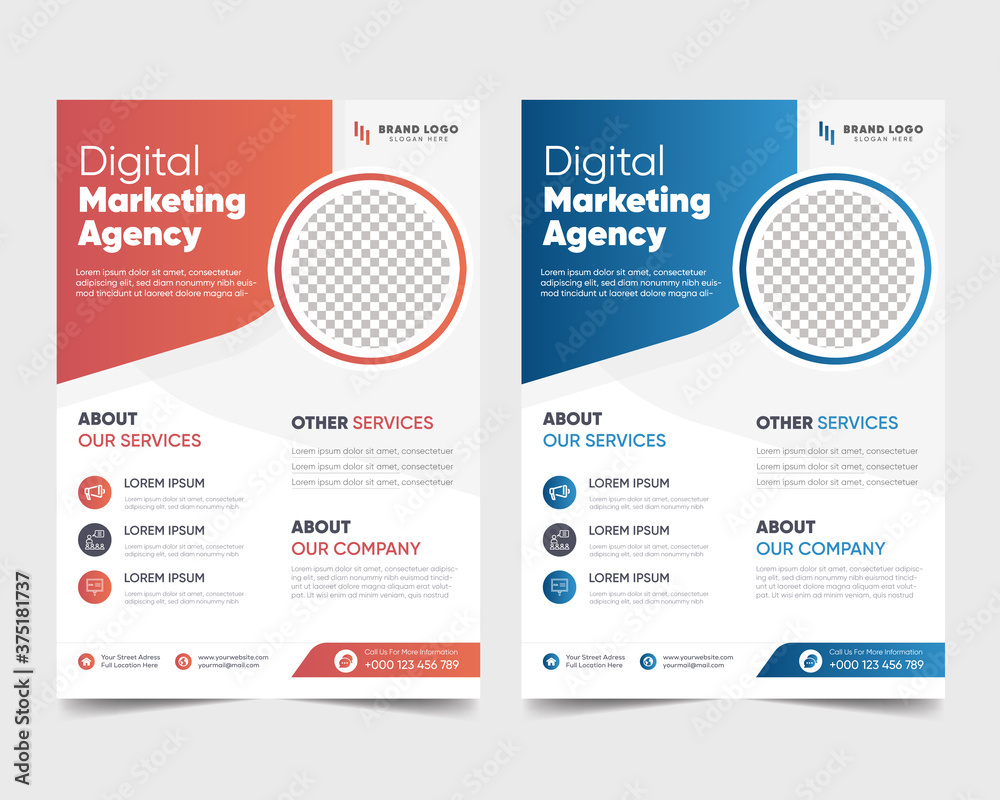 Corporate Business Flyer poster pamphlet brochure cover design layout ...