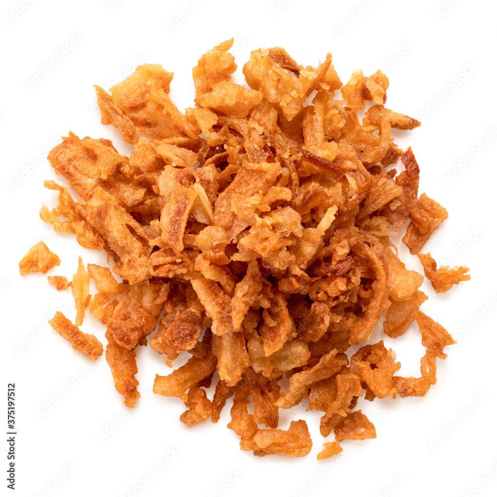 Crispy fried onions. Stock Photo | Adobe Stock