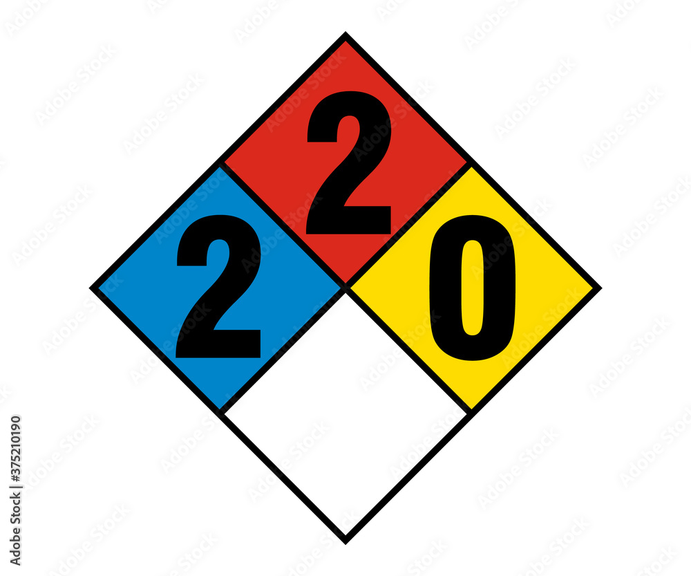 NFPA Diamond 2-2-0, Chemical safety sign vector, NFPA Diamonds sign ... NFPA Diamond 2-2-0, Chemical safety sign vector, NFPA Diamonds sign ...