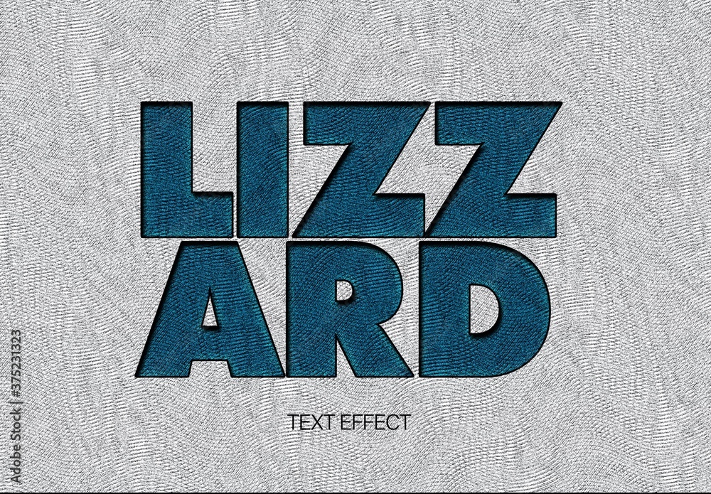 Vintage Press Text Effect Stock Template | Adobe Stock