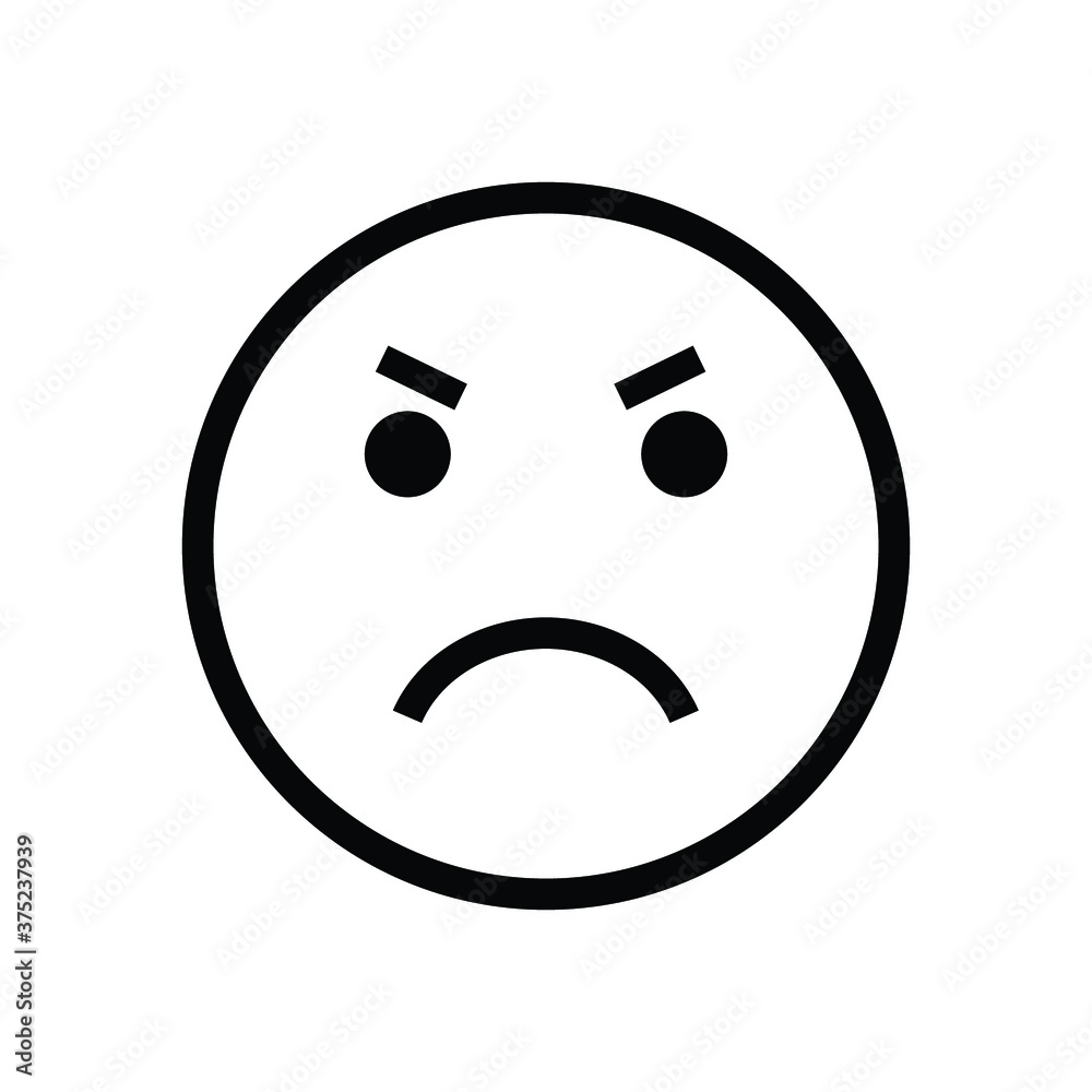 face reaction emoji icon design Stock Vector | Adobe Stock