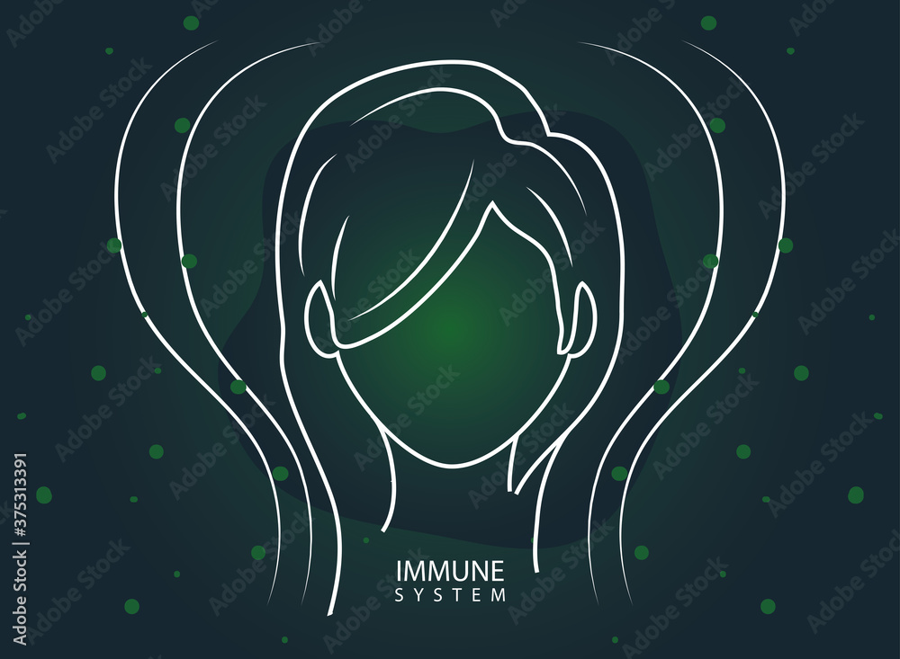 human immune system, virus and bacteria Stock Vector | Adobe Stock