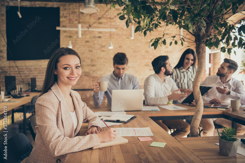 Nice attractive cheerful confident professional people entrepreneur ...