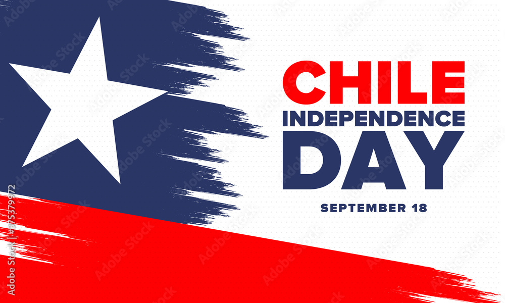 Chile Independence Day. Happy national holiday Fiestas Patrias. Freedom ...