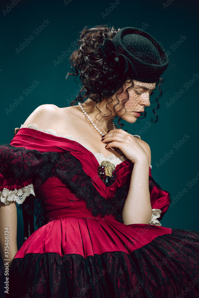 Fotografia do Stock: Falling in love. Young woman as Anna Karenina ...