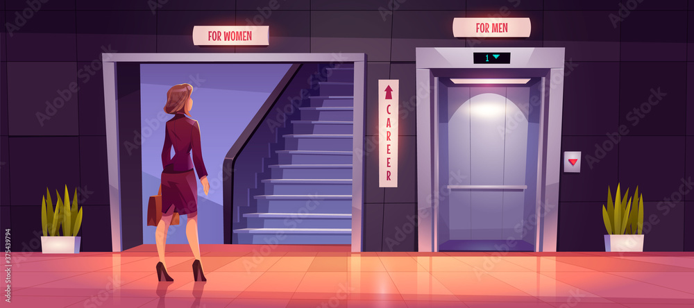 Glass Ceiling Cartoon