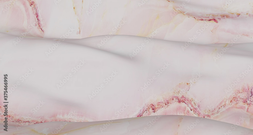 3d illustration White marble pattern On the wavy surface, the white ...