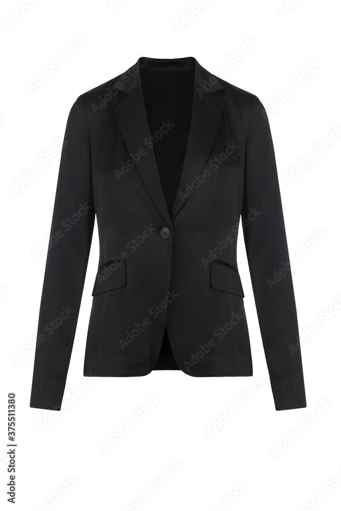 Women black jacket Stock Photo | Adobe Stock