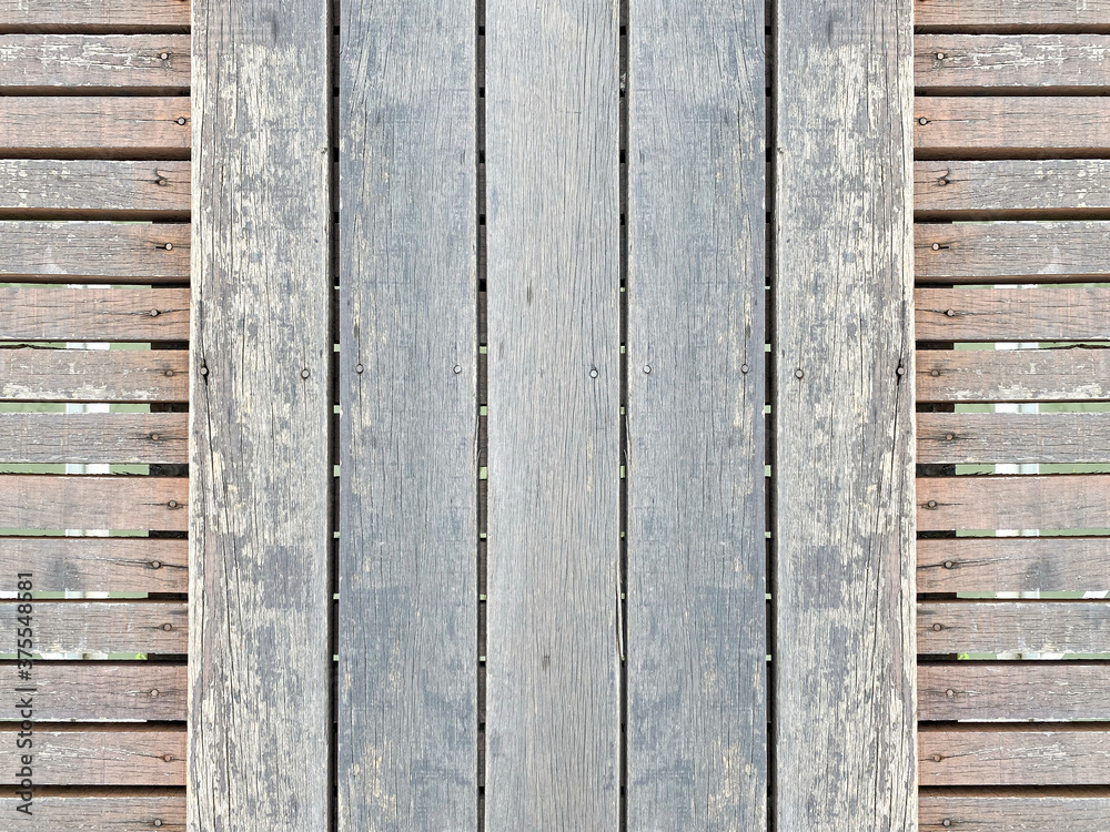 natural old weathered wood panel pathway wall floor texture background ...