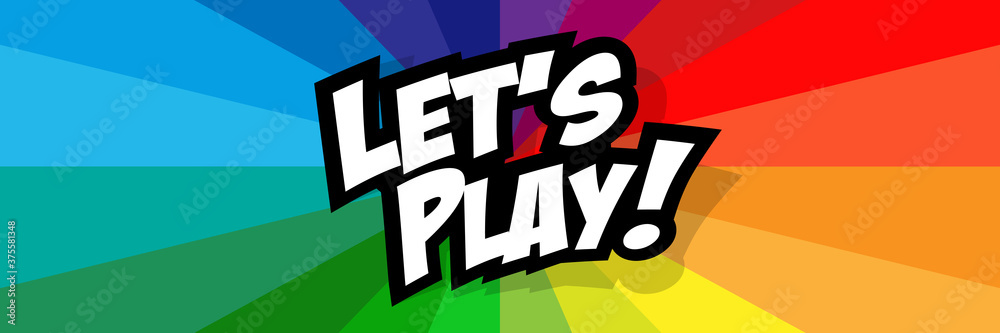 Let's play ! Stock Vector | Adobe Stock